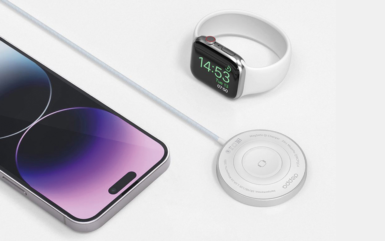 Беспроводное зарядное устройство Deppa MagSafe Charger для iPhone ...